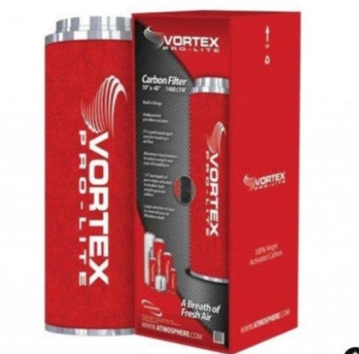 Vortex Pro-Lite Filter 10" x 40" 1400 CFM Carbon Filter